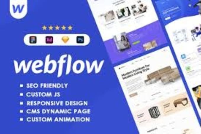 Craft out a convertible 3d and animated webflow website by Medicwriter473 | Fiverr