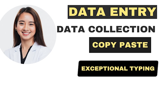 Do data entry work, copy and paste, typing, file conversion by Aliayousaf0311 | Fiverr