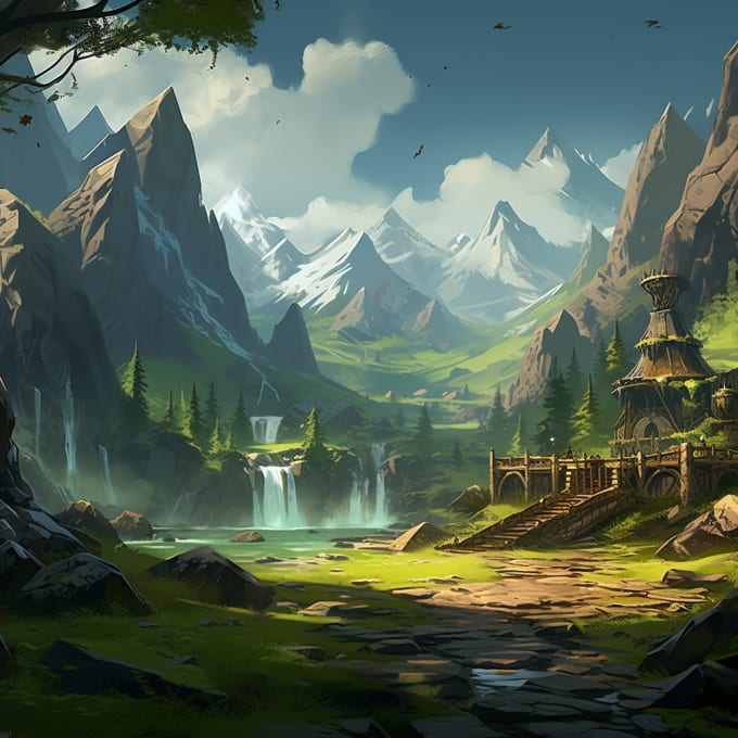 Draw environment concept art for your game art by Hexodile | Fiverr Draw environment concept art for your game art by Hexodile | Fiverr