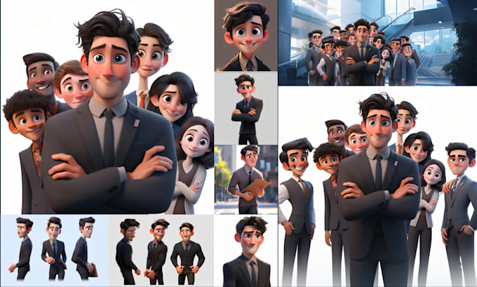 Create disney pixar style consistent illustrations for your story using ...
