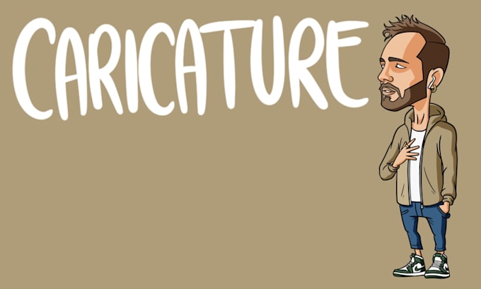 Draw you in a cartoon style with a neutral background and a quote you ...