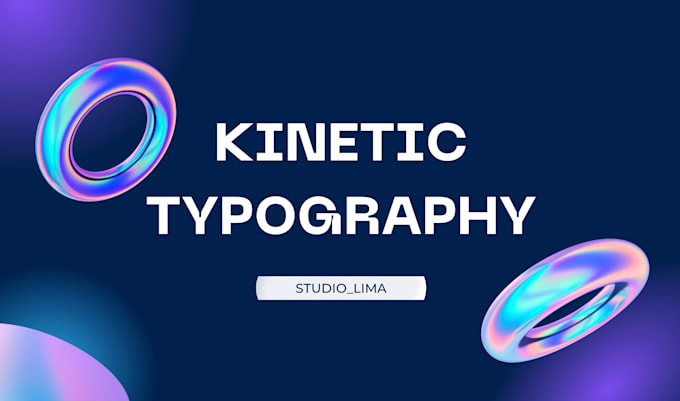 Create kinetic typography, text animation or titles over videos by Studio_lima | Fiverr