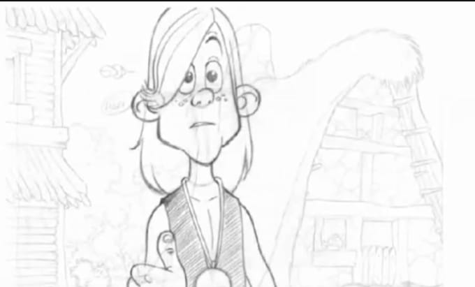 2d traditional animation, traditional illustrator, frame by frame, hand ...