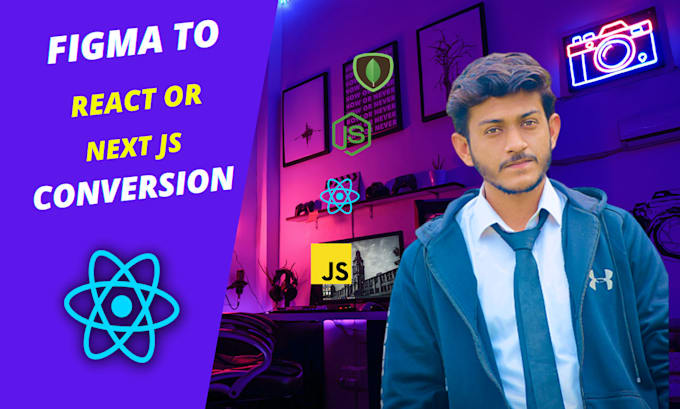 Expert figma to react or next js conversion with tailwind css by Faheem ...