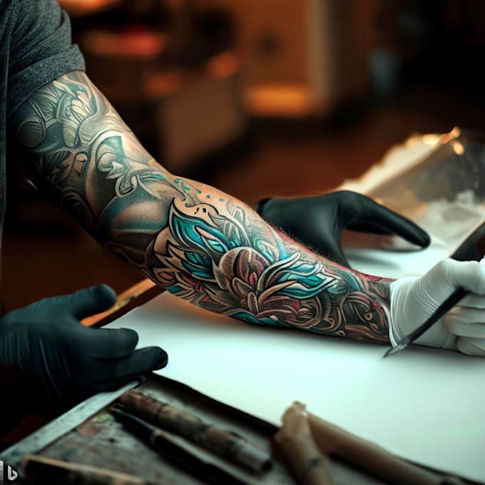 Create sleeve tattoo design for you by Lucealangenhov | Fiverr