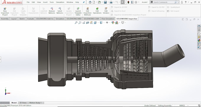 Design 3d models and 2d drawing, sketches using on shape and solidworks ...