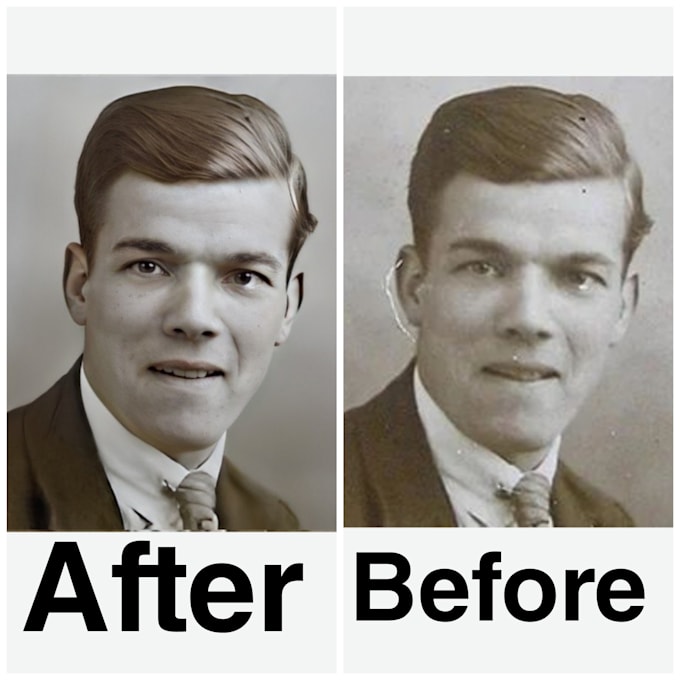 Restore old photo , enhance, and sharpen your blurry or photo by ...