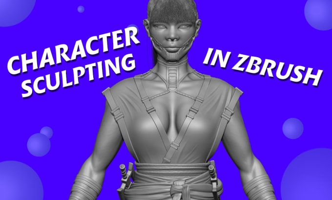 Create character sculpting in zbrush by Katrin_katrin01 | Fiverr