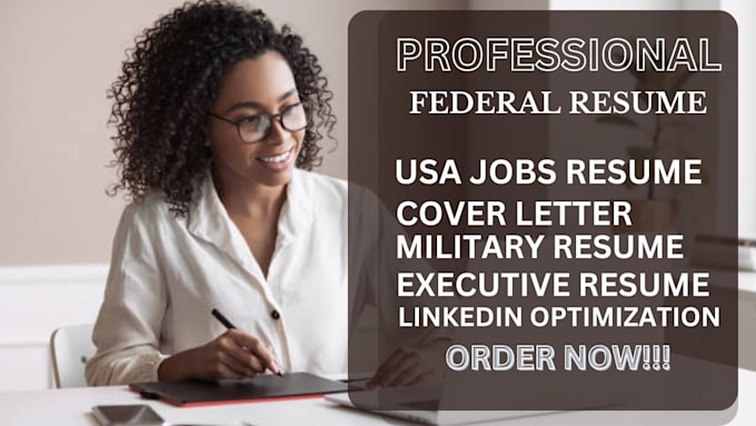 Write federal resume, cover letter for your targeted federal job ...