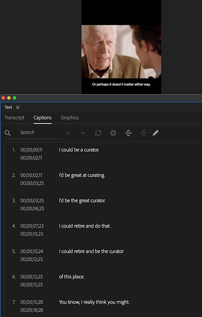 Create transcript or captions for your video by Grimmbook | Fiverr