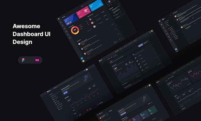 Do awesome dashboard, admin panel, web app ui ux in figma by ...