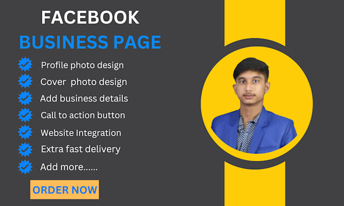Create facebook business page setup,banner and cover design by ...