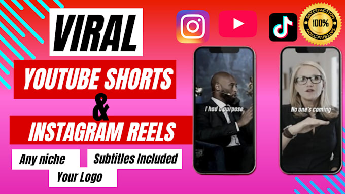 Create engaging instagram reels and viral youtube shorts by Haiderbasad | Fiverr