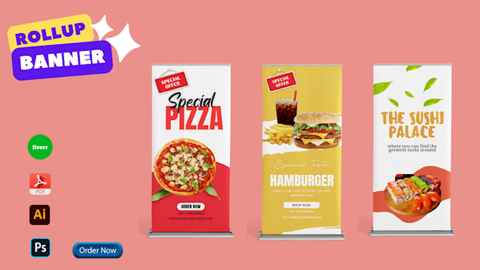 Design creative rollup banner, standee and pull up banner by Arifa987 ...