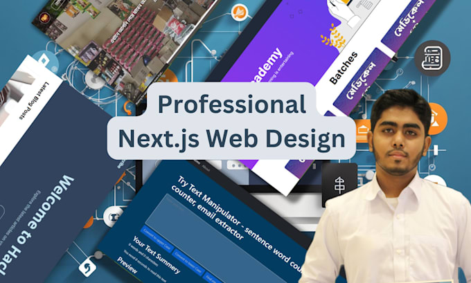 Craft a next js masterpiece custom web design with next js by ...