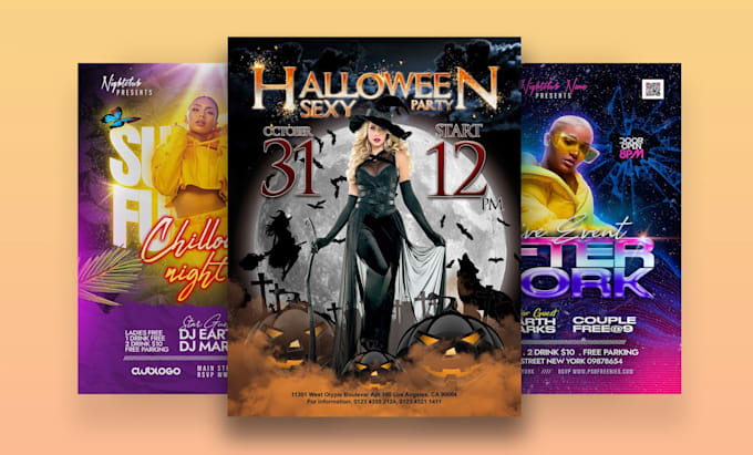 Animate flyer or create animated motion flyer, poster for event, party ...