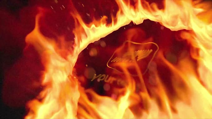 Burning fire logo intro by Djxbolt | Fiverr