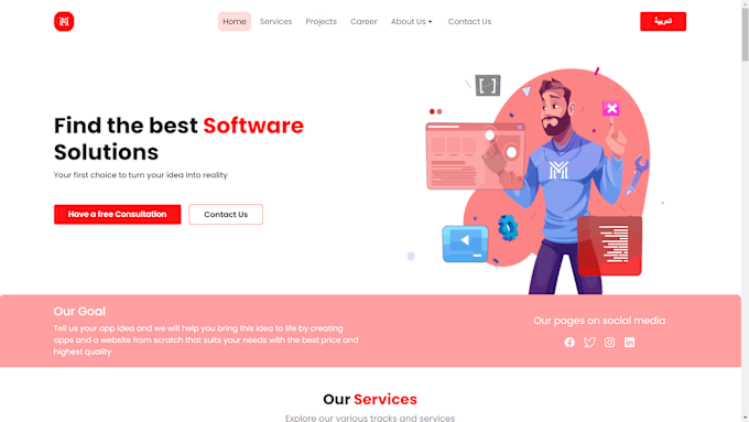 Create Responsive Full Stack Websites Using React Js By Nermeenmorgan Fiverr 1267