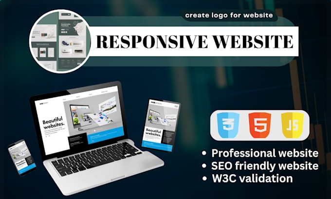 Build professional, responsive website design with html css and bootstrap by Mehak_qamar706 | Fiverr
