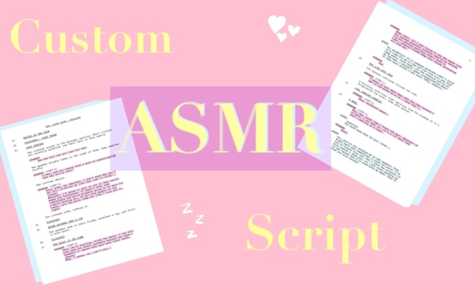 Write a custom asmr rp script by Forgetfulmnemos | Fiverr