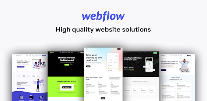 Design and build a custom webflow website by Abdul_16 | Fiverr