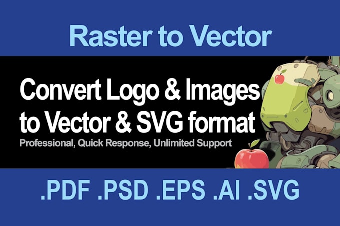 Convert images and logo to vector format by Nekodalim | Fiverr