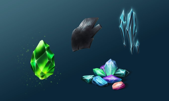 Create 2d Objects Props Icons For Your Game By Stefaniacm Fiverr