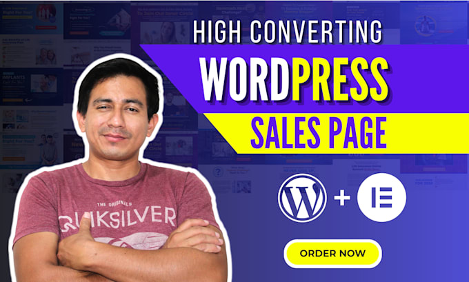 Build wordpress sales page landing page with elementor by ...
