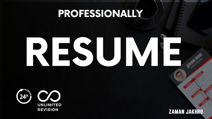 Write job hunting resume and ats friendly cv by Zamanjakhro78 | Fiverr