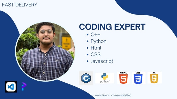 Do c plus plus python coding projects assignments by Nawwalaftab | Fiverr Do c plus plus python coding projects assignments by Nawwalaftab | Fiverr