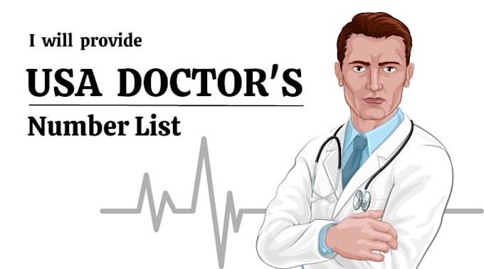 Provide usa doctors number list with basic information by Moinnebs | Fiverr