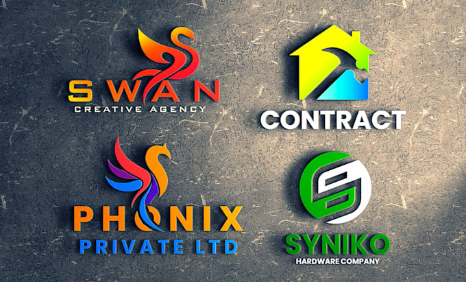 Do unique modern minimalist 3d business logo design by Imlogosmith | Fiverr