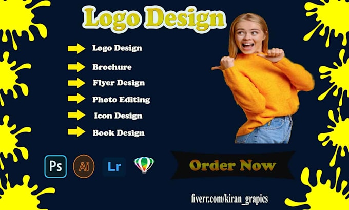 Make modern unique logo within 24 hours by Kiran_grapics | Fiverr