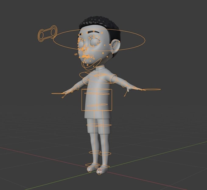 Rig3d character, rigify, humanoid rig, 3d rigging, blender rigging ...