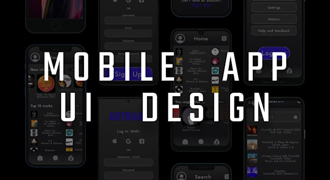 Create the perfect ui design for your app by Cmarius212 | Fiverr