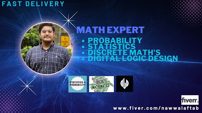 Assist with probability stats discrete dld courses by Nawwalaftab | Fiverr