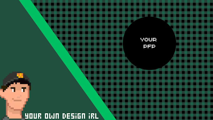 Make you a pixel art youtube pfp and banner by White_ace | Fiverr