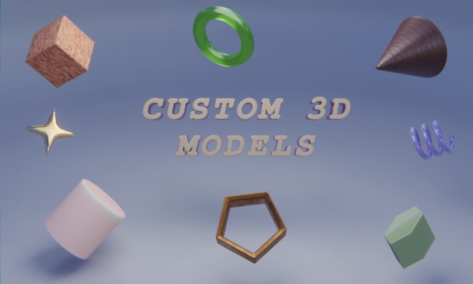 Create custom 3d models using blender by Erispavaje | Fiverr Create custom 3d models using blender by Erispavaje | Fiverr