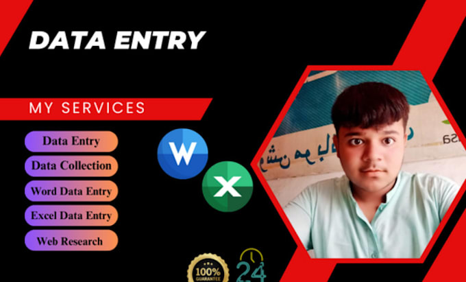Do data entry, excel data entry, web search, data collection by Rs_it ...