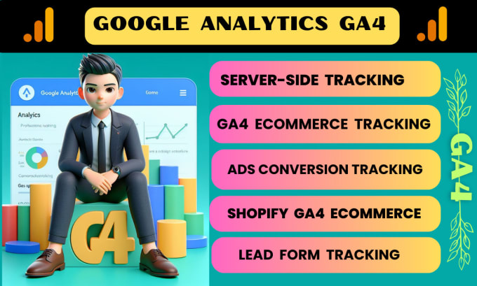 Setup google analytics ga4 with server side tracking via gtm by Pinku69252 | Fiverr