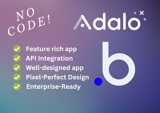 Create ios app using no code bubble, adalo or appgeyser by Mhamzasani | Fiverr