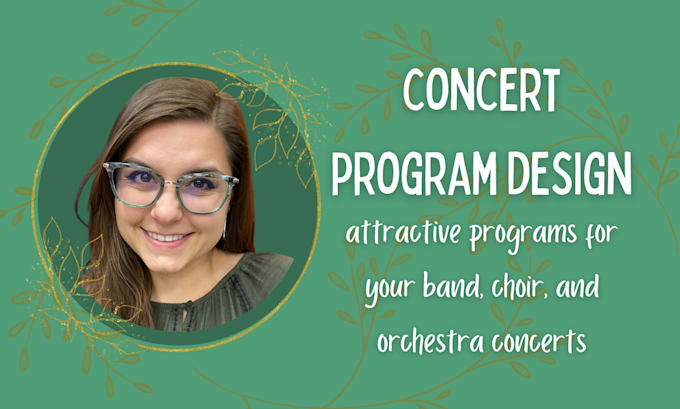 Create a concert program by Nikki_sawilchik | Fiverr