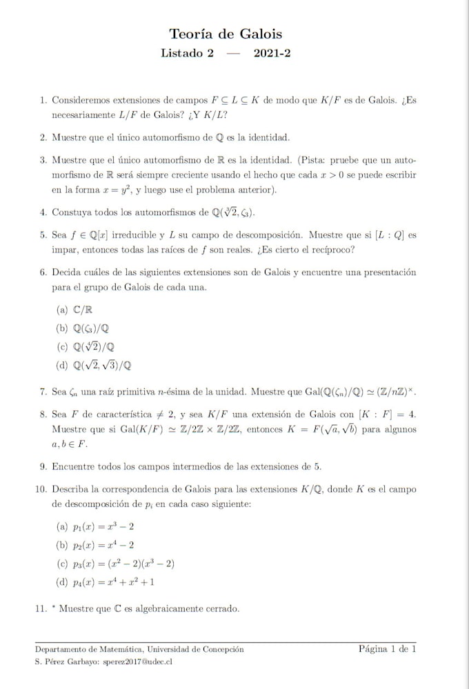 Typeset in latex, including equations and mathematical stuff by ...