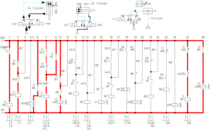 Design pneumatic and hydraulic systems in fluid sim by Sobanmalik | Fiverr