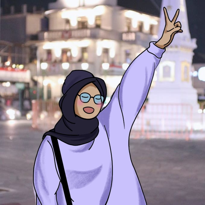 Turn your profile picture into a cute cartoon by Arifsetiawan282 | Fiverr