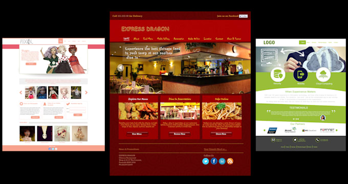 Design a creative and stunning psd home page web design by Miss ...