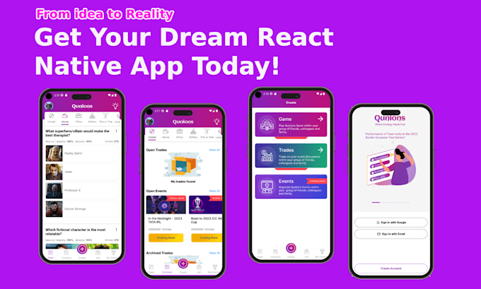 Make your dream mobile app in days by Hizzupizzu | Fiverr