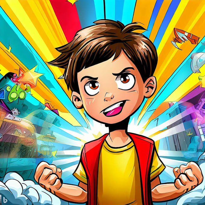 Create a children and comic book illustration by Melioratremba | Fiverr