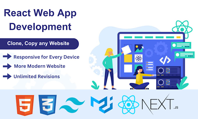 Clone any website using reactjs and nextjs by Firmankhoirilr | Fiverr