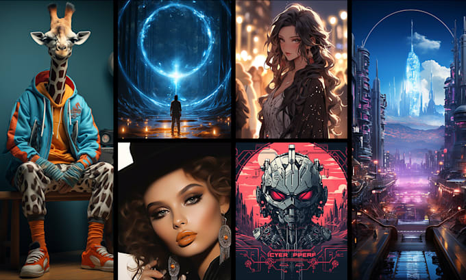 Create concept art using midjourney ai by Graphix_villa | Fiverr